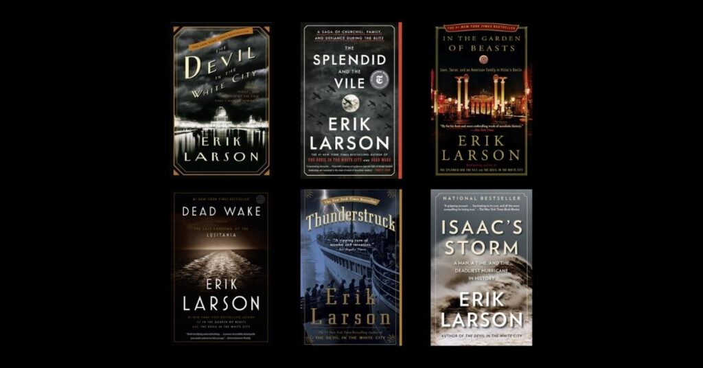 Erik Larson's Books Ranked According to Goodreads Rating